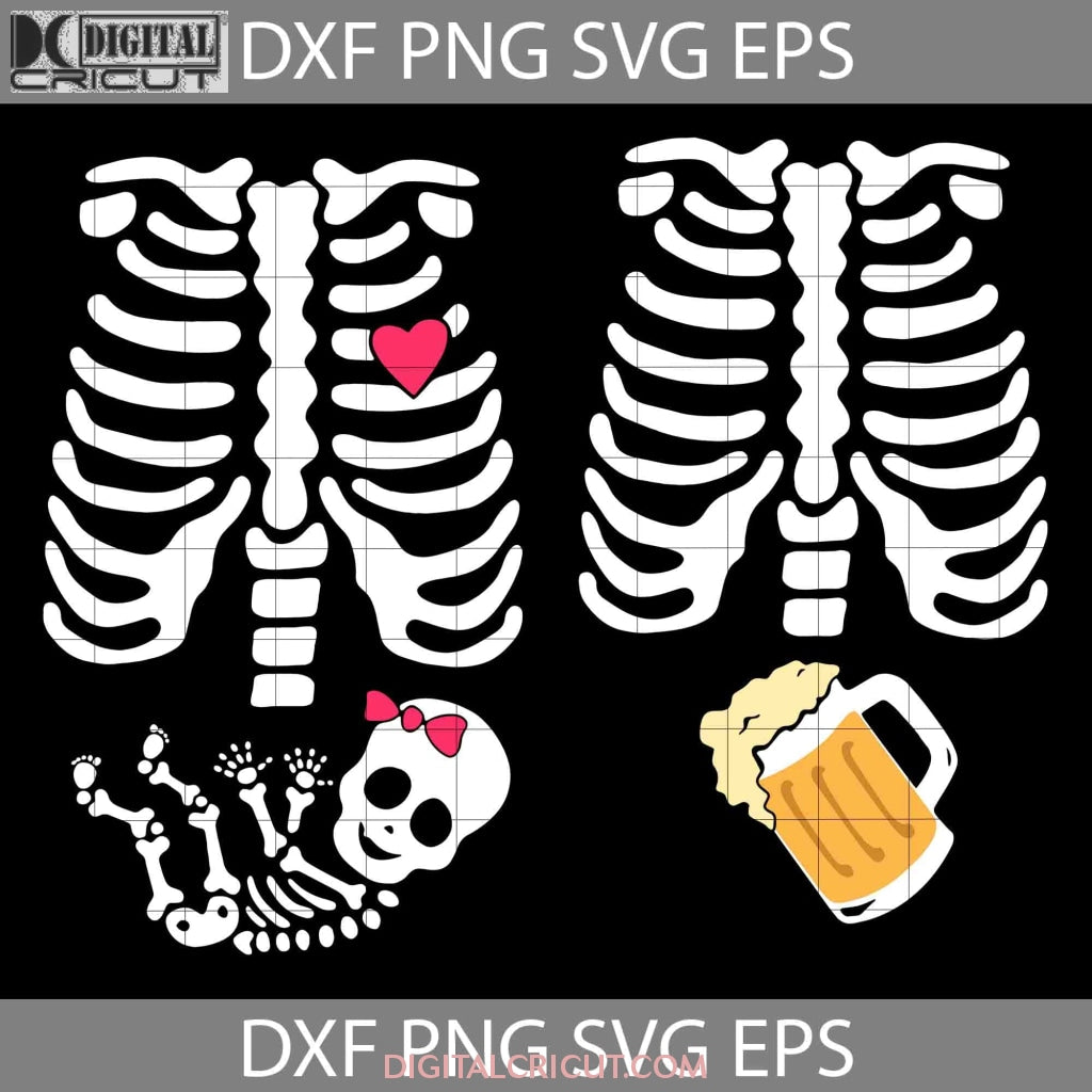 Skeleton Girl and Beer SVG Bundle, Beer Svg, Drink Svg, Halloween Svg ...