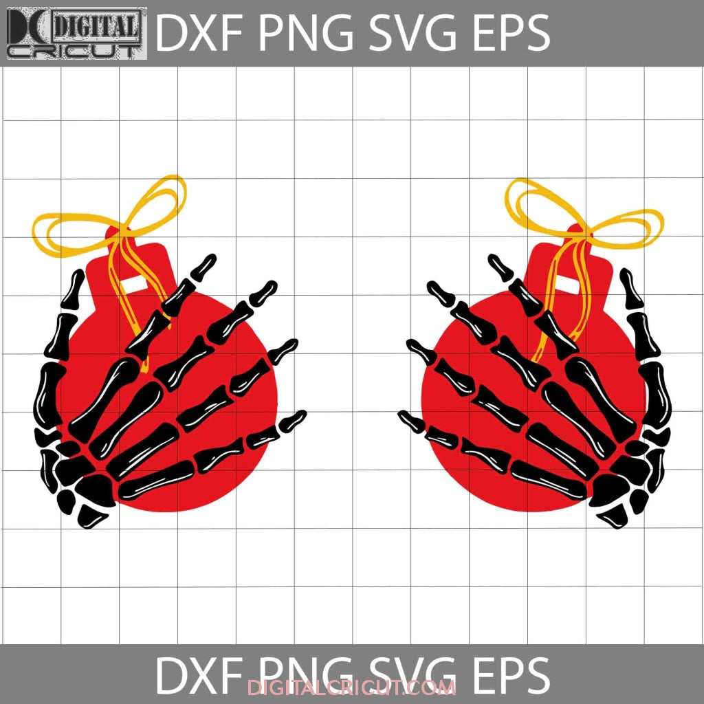 Skeleton hand with ornament SVG, Christmas Svg, Cricut File, Clipart ...