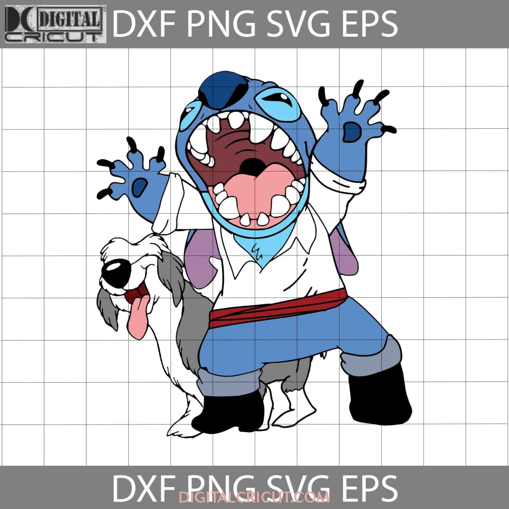 Stitch Inspired Eric Svg, The Little Mermaid Svg, Cricut File, Clipart ...