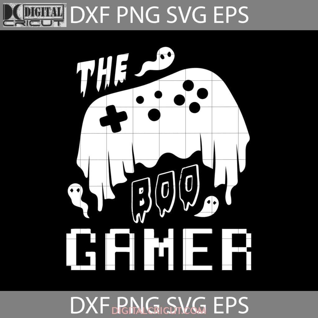 The Boo Gamer Svg, Halloween Svg, Halloween Gift Svg, Cricut File, Cli ...