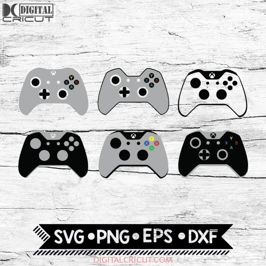 Xbox Controller, Bundle, Svg, Game Svg, Gamer Svg, Cricut File ...