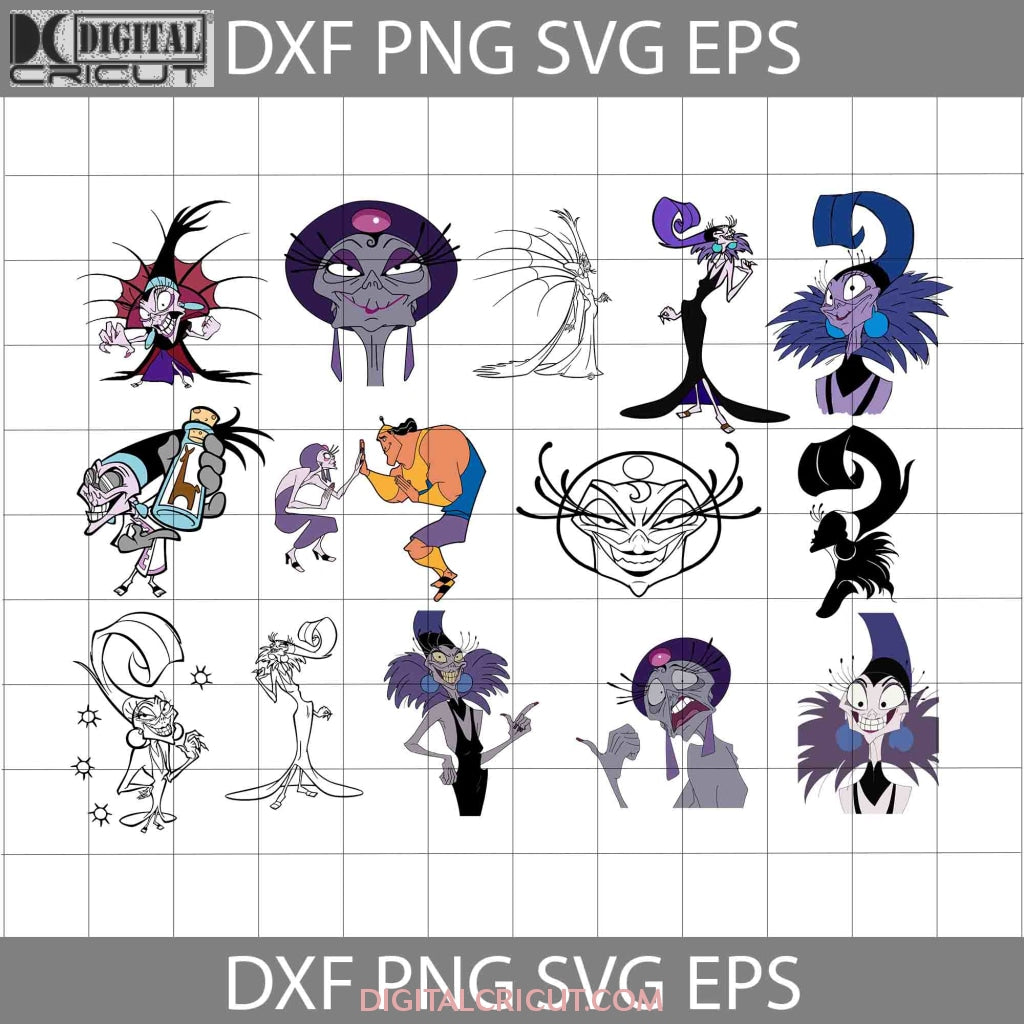 Yzma svg, The Emperor's New Groove svg, Bundle, Cricut File, Clipart ...
